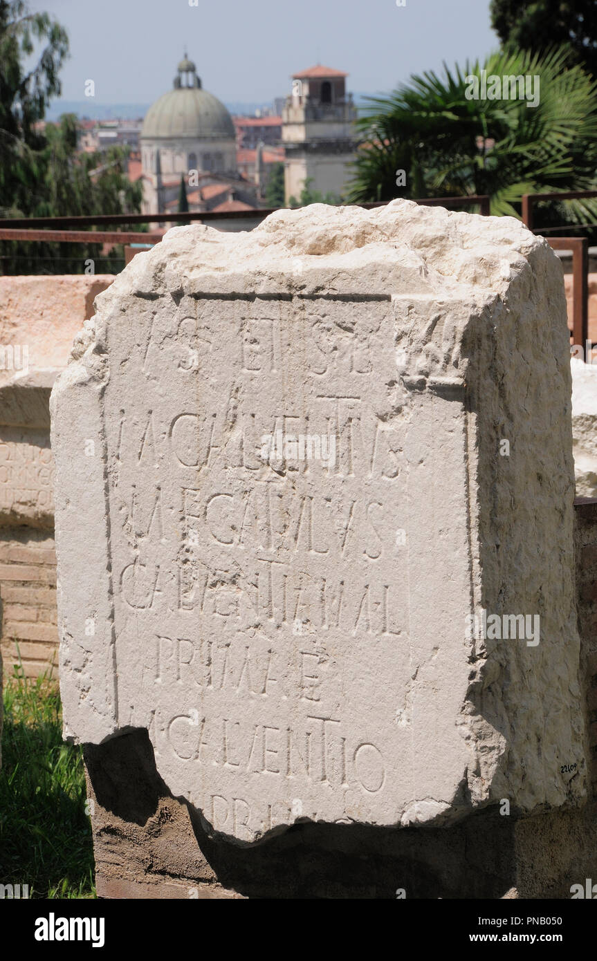 Verona archaeological museum hi-res stock photography and images - Alamy