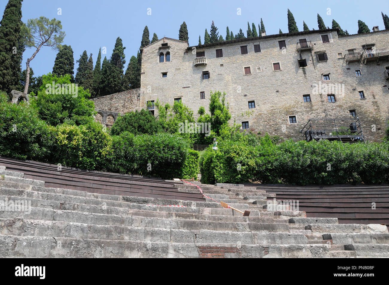 Theatre backdrop castle hi-res stock photography and images - Alamy