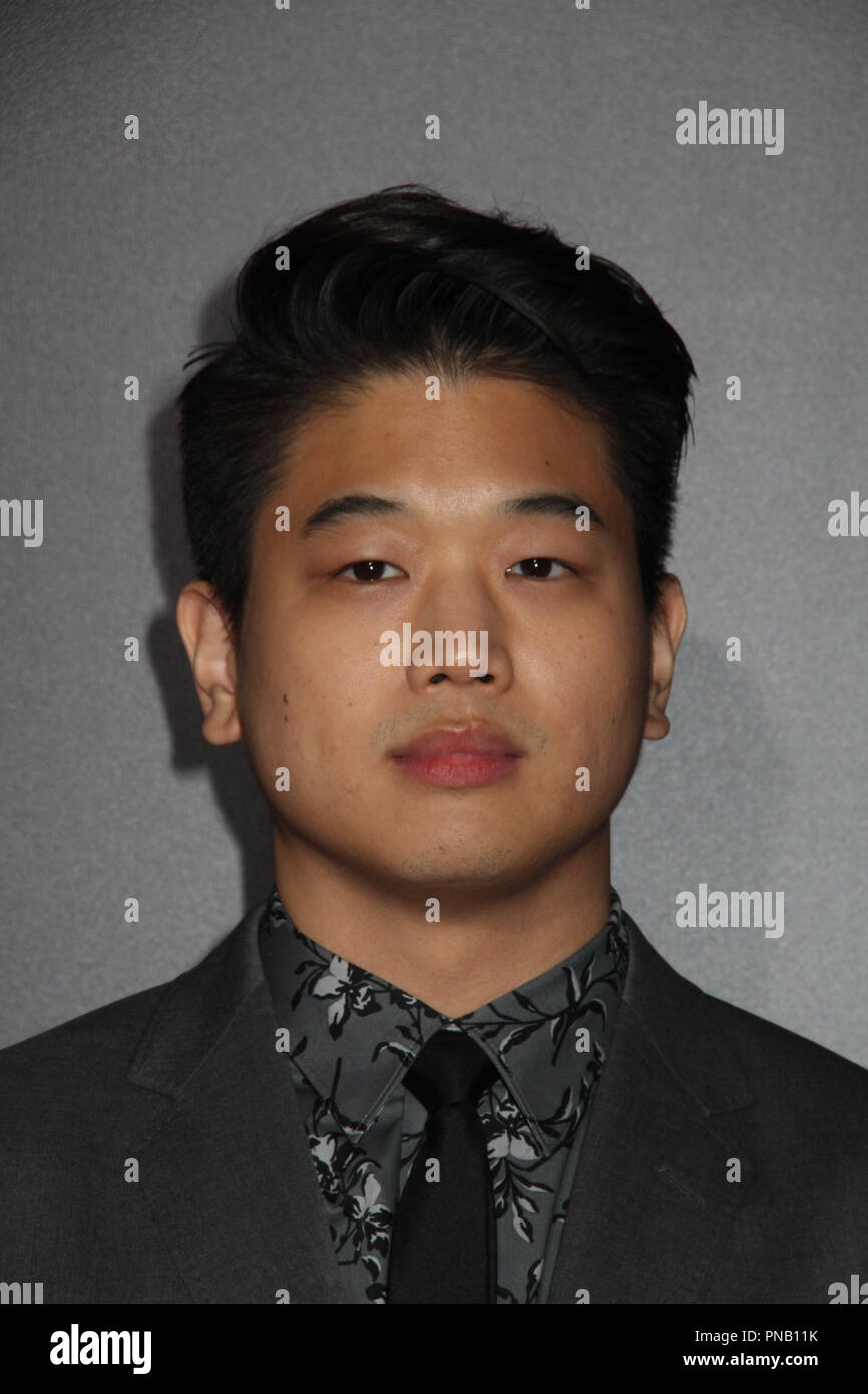 Ki Hong Lee 01/18/2018 Red Carpet Fan Screening of "Maze Runner: The ...