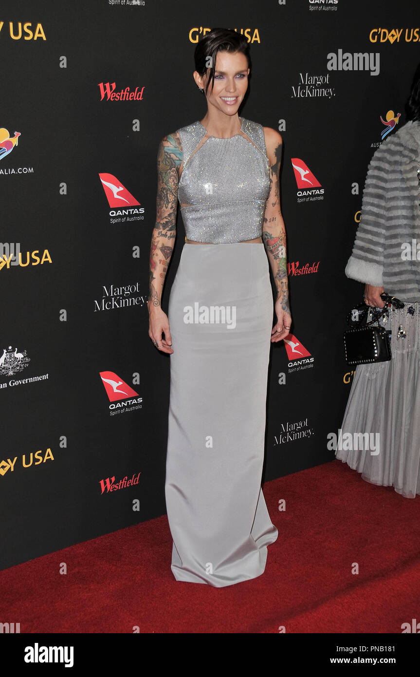 Ruby Rose at the 2018 G'Day USA Los Angeles Gala held at the ...