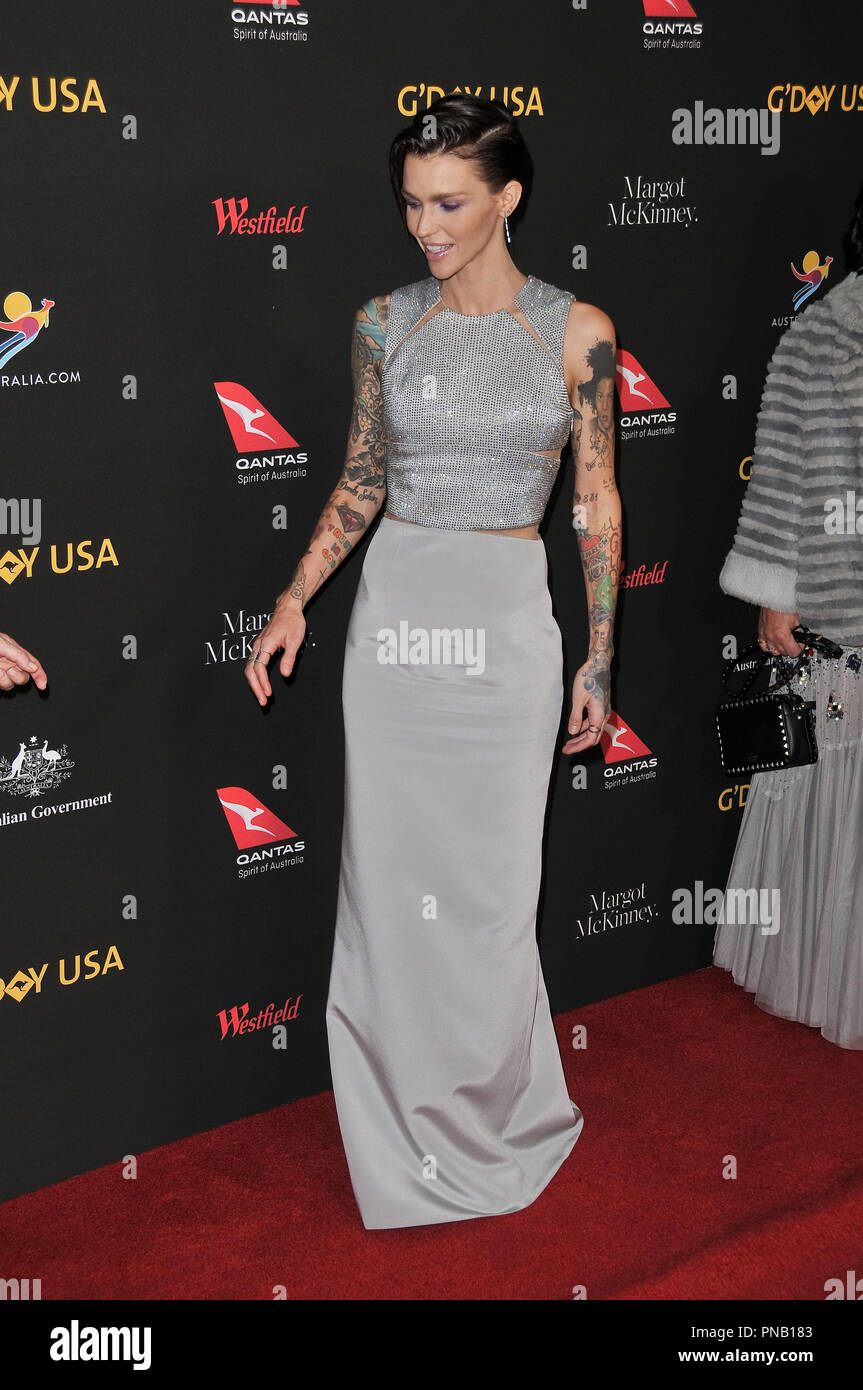 Ruby Rose at the 2018 G'Day USA Los Angeles Gala held at the ...