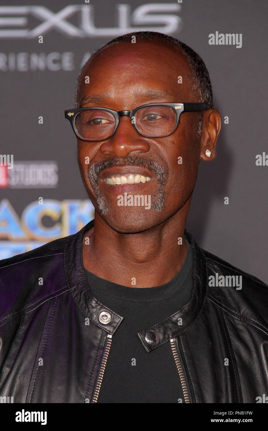 Don Cheadle at the Premiere of Marvel Studios' "Black Panther" held at ...