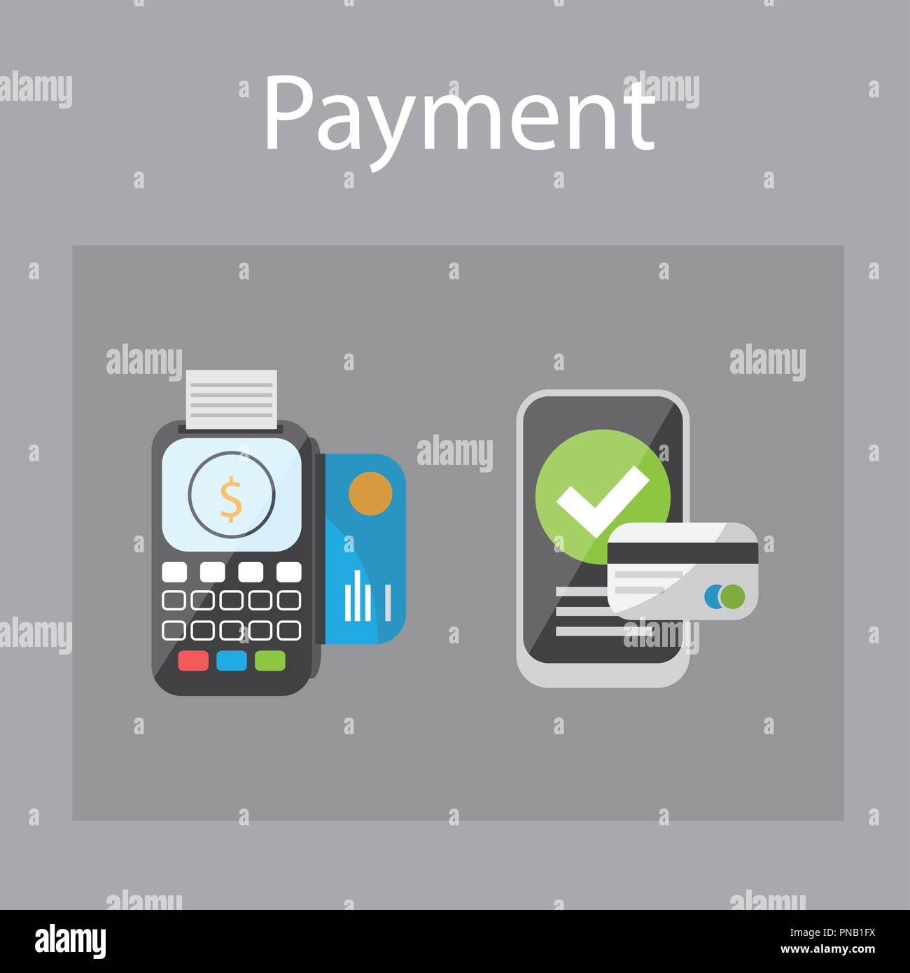 Modern payment methods, online shopping Stock Vector Image & Art - Alamy