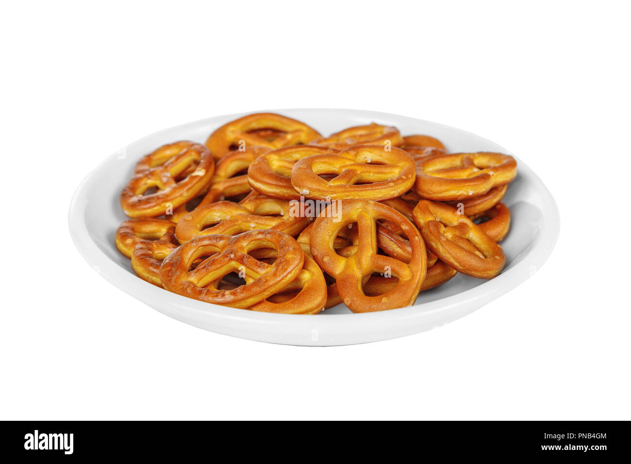 Snack, cookies, salted biscuit, brezel, bretzel to beer in front of ...