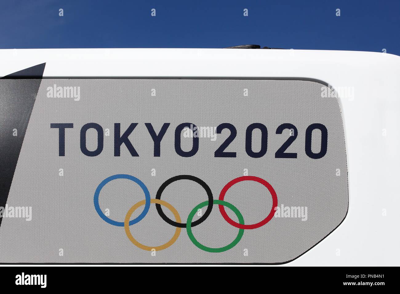 2020 olympic rings hi-res stock photography and images - Alamy