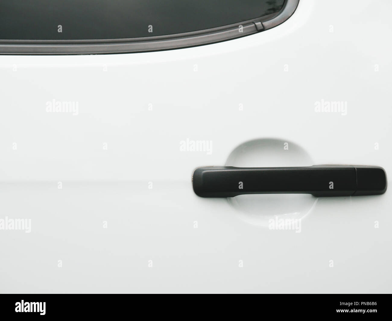 Black car door handle on white background. Automobile and texture ...