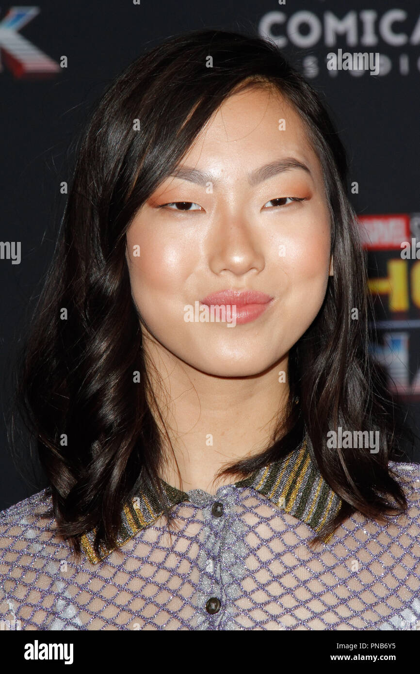 Madison Hu at the Premiere of Marvel Studios' "Thor: Ragnarok" held at ...