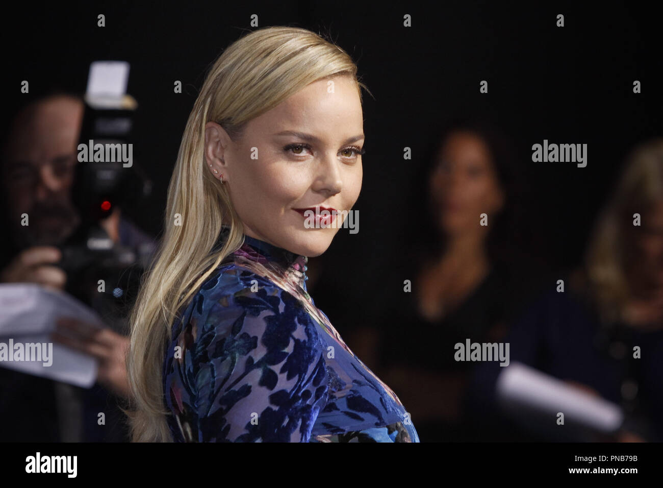 Abbie Cornish at the Premiere of Warner Bros' "Geostorm" held at the ...