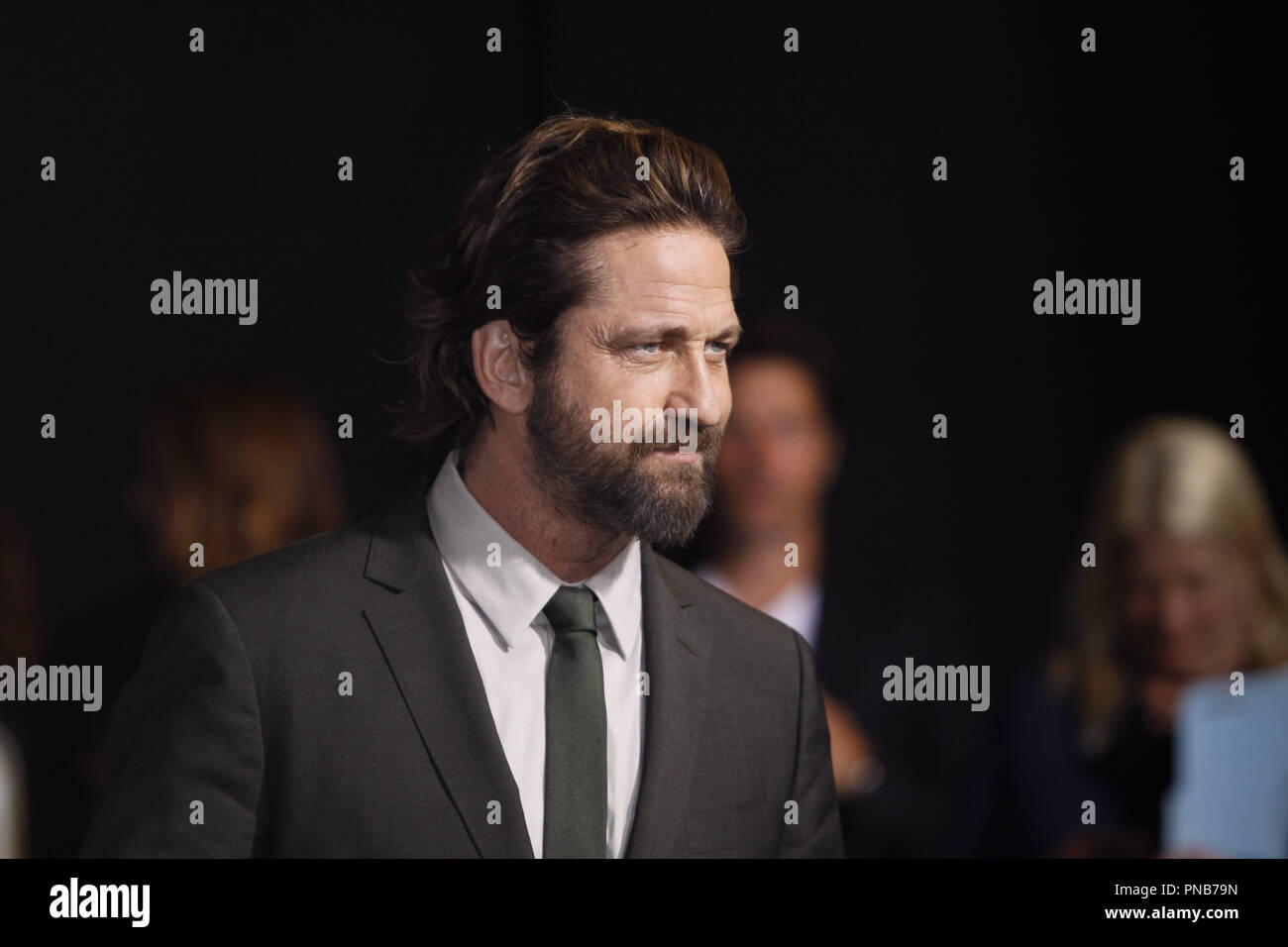 Gerard Butler at the Premiere of Warner Bros' "Geostorm" held at the ...
