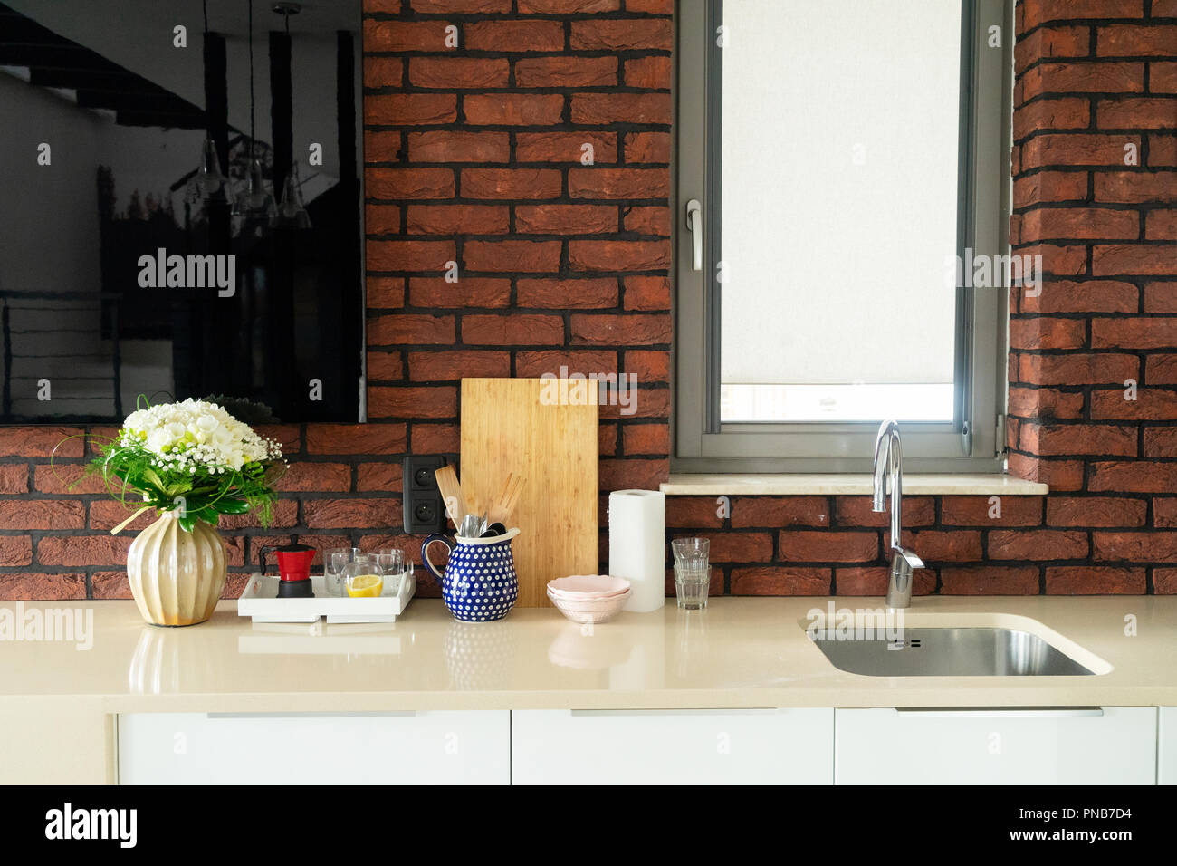 kitchen table top Stock Photo - Alamy