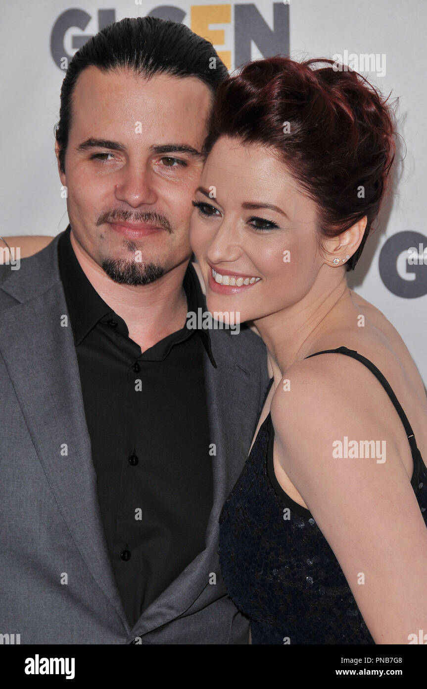 Nathan West and Chyler Leigh at the 2017 GLSEN Respect Awards held at ...