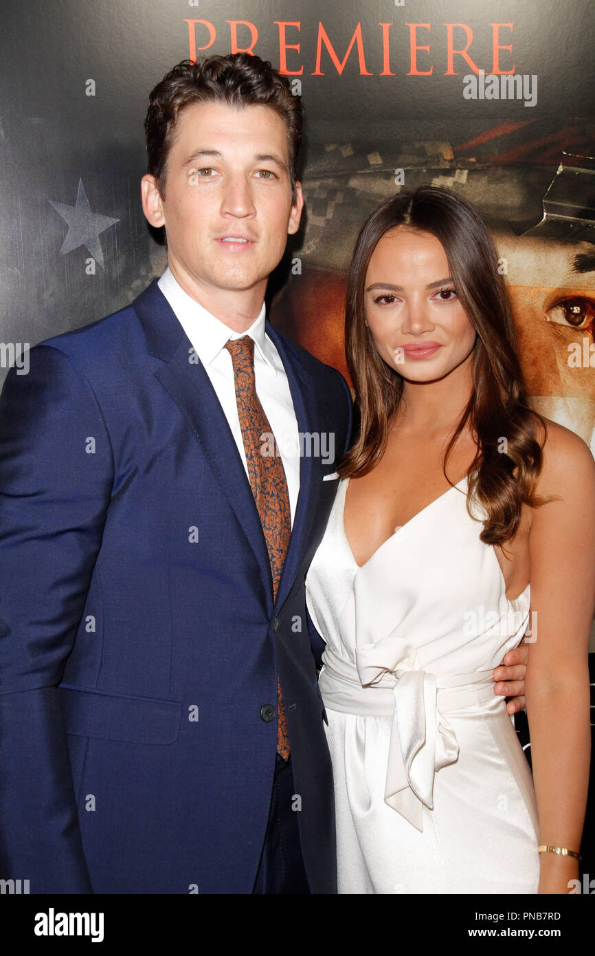 Miles Teller, Keleigh Sperry at the Premiere of DreamWorks Pictures and ...