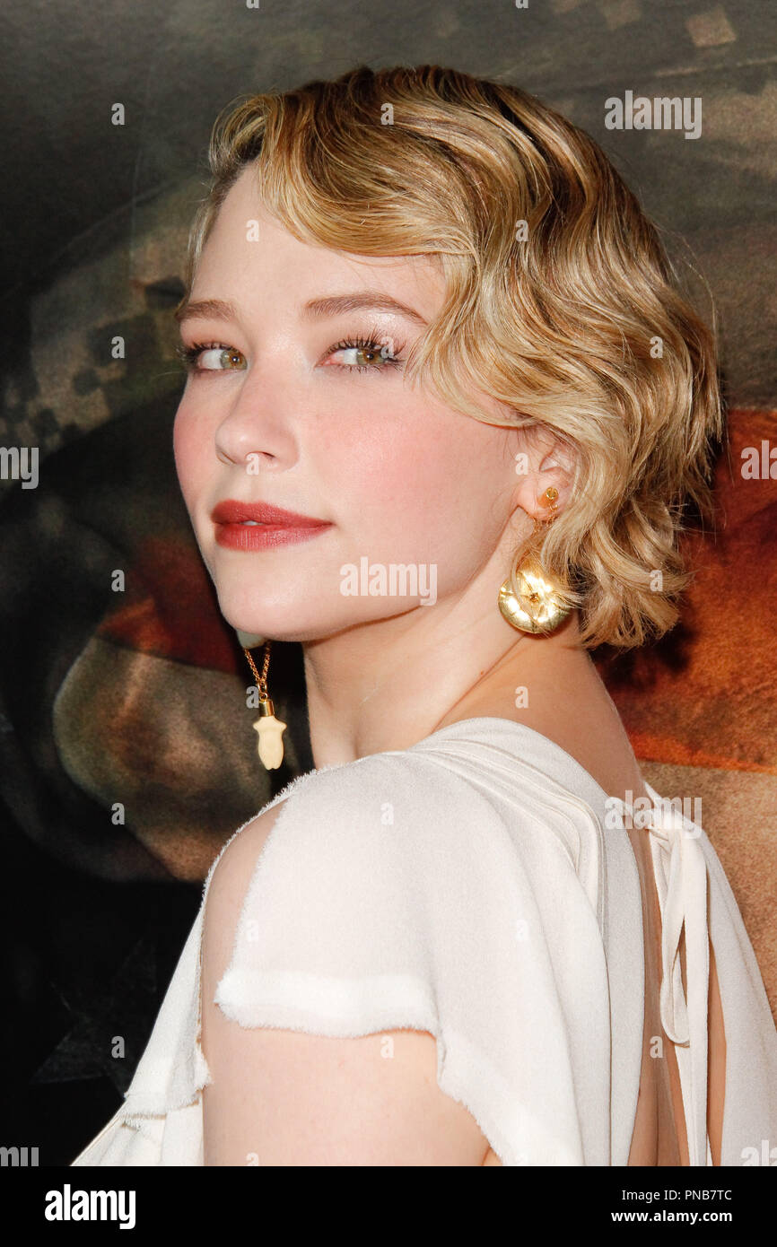 Haley Bennett at the Premiere of DreamWorks Pictures and Universal ...