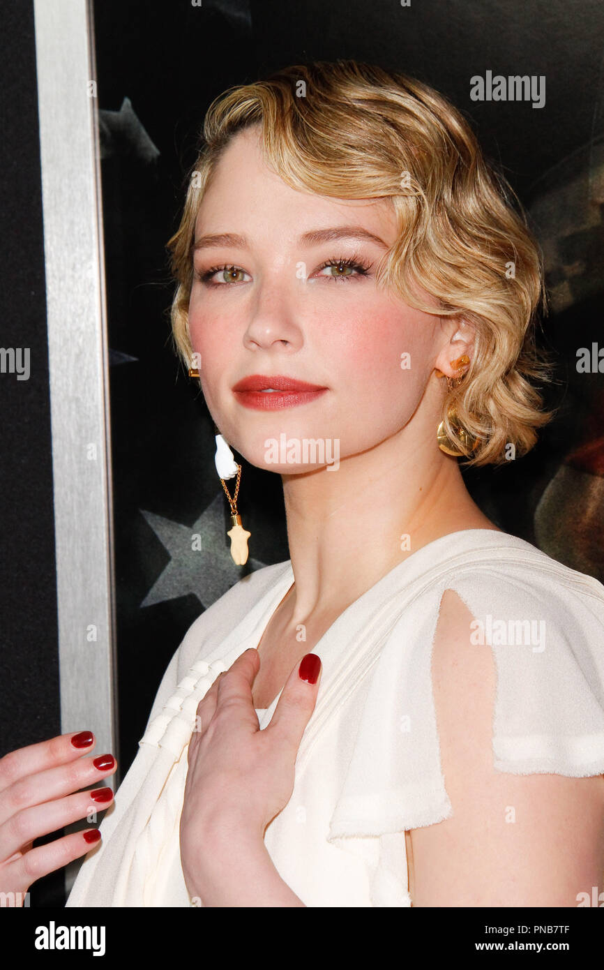 Haley Bennett at the Premiere of DreamWorks Pictures and Universal ...