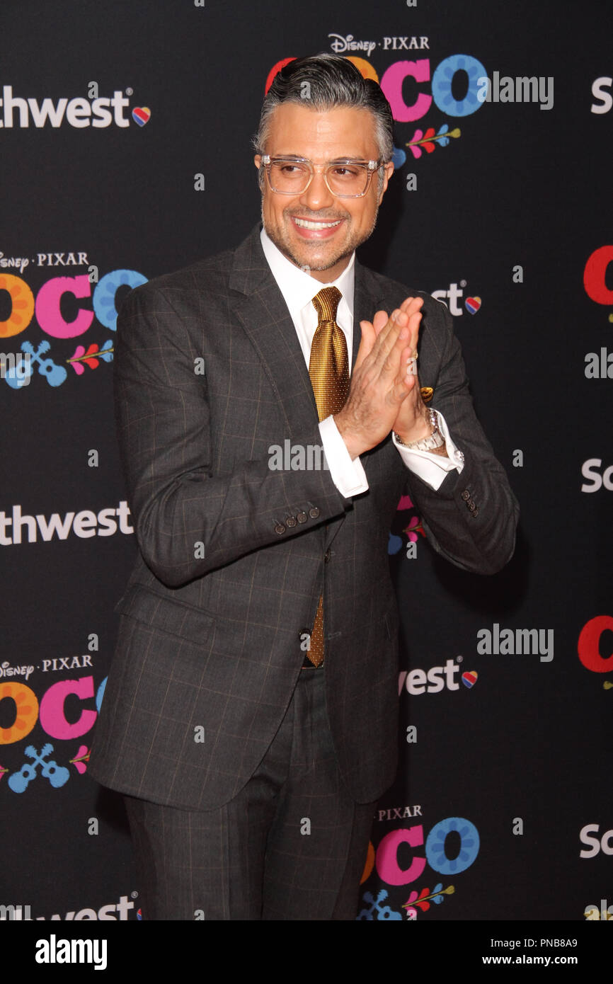 Jaime Camil at the Premiere of Disney/Pixars "Coco" held at El Capitan ...