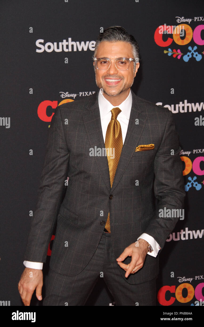 Jaime Camil at the Premiere of Disney/Pixars "Coco" held at El Capitan ...