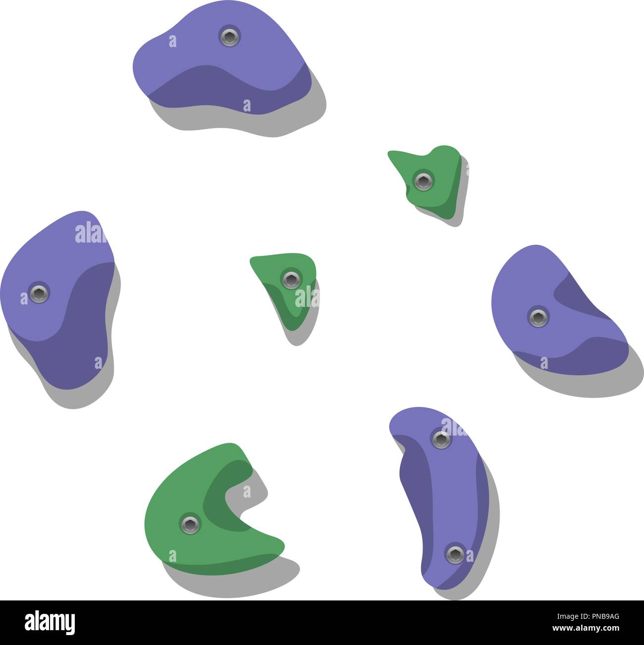 Climbing holds Stock Vector Images - Alamy