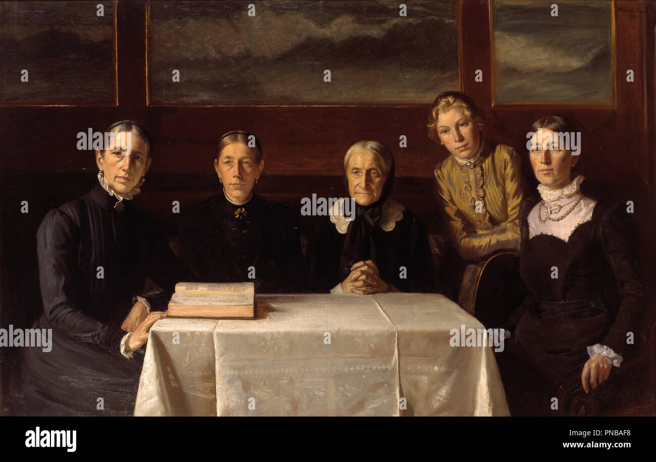 Christmas Day 1900. Date/Period: 1902. Painting. Oil on canvas. Width ...