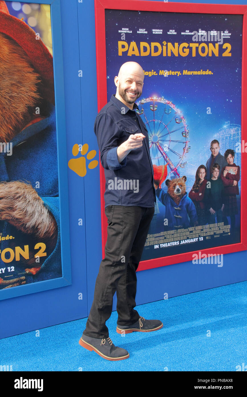 Jon Cryer at the Premiere of Warner Bros' "Paddington 2" held at the ...