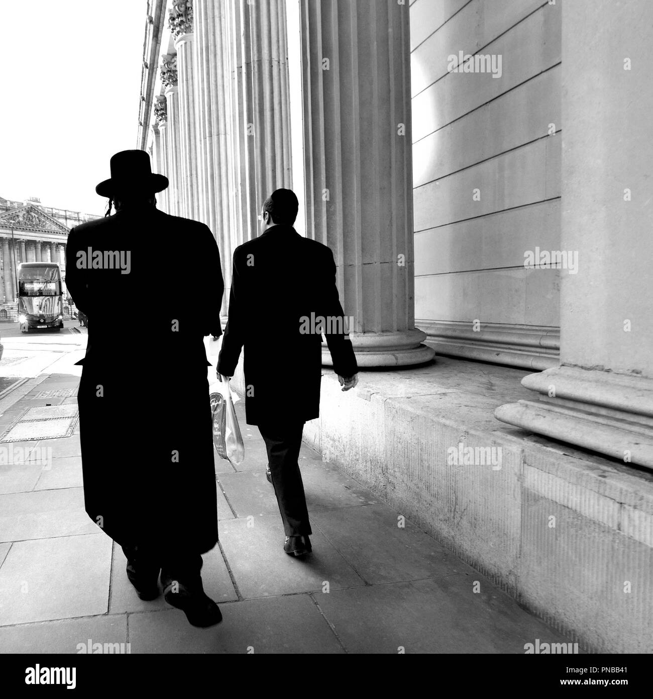 Jewish orthodox man walking hi-res stock photography and images - Alamy