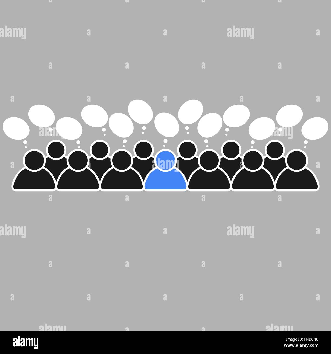 Group people business speech Stock Vector Images - Alamy