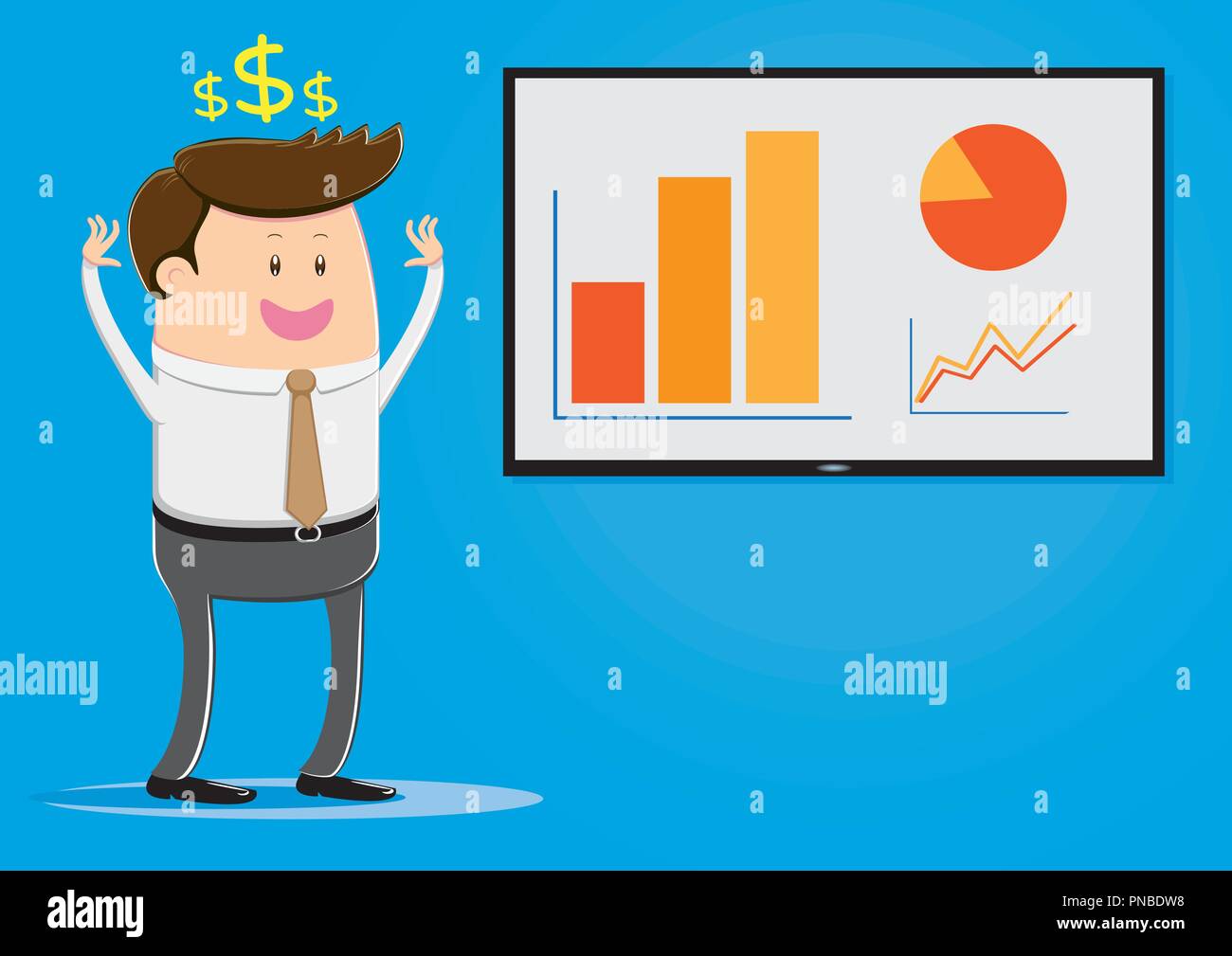 Happy seller Stock Vector Images - Alamy