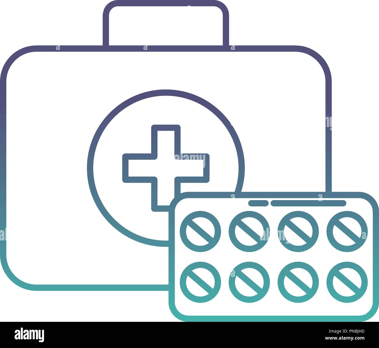 medical kit first aid medication pills Stock Vector Image & Art - Alamy