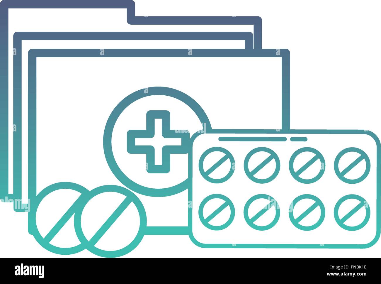 Prescription pills paper Stock Vector Images - Alamy