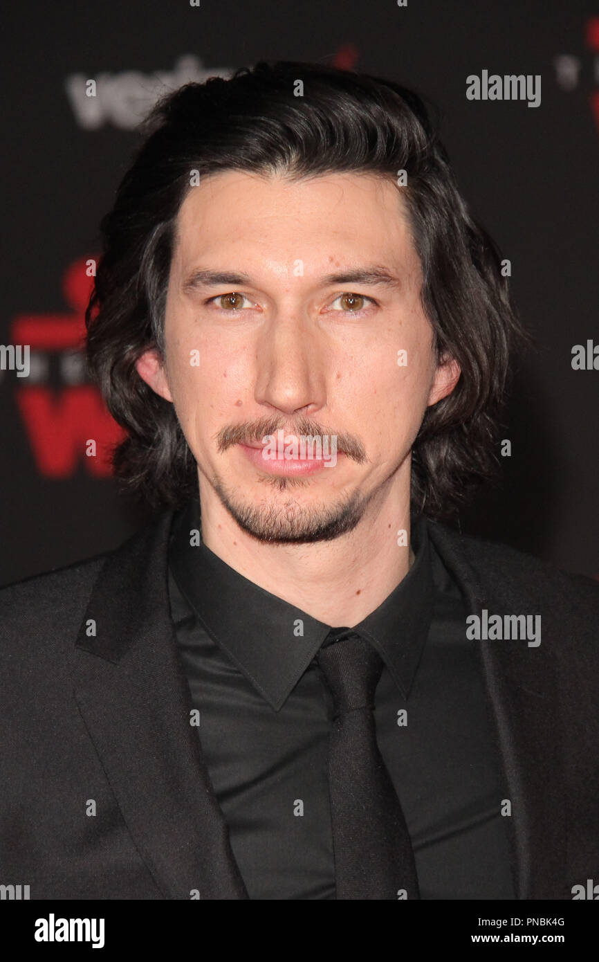 Adam Driver at the World Premiere of Lucasfilm's "Star Wars: The Last ...