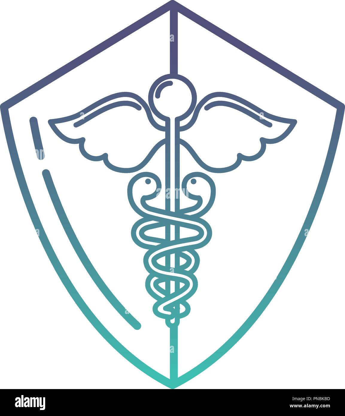 caduceus shield medical healthcare symbol Stock Vector Image & Art - Alamy