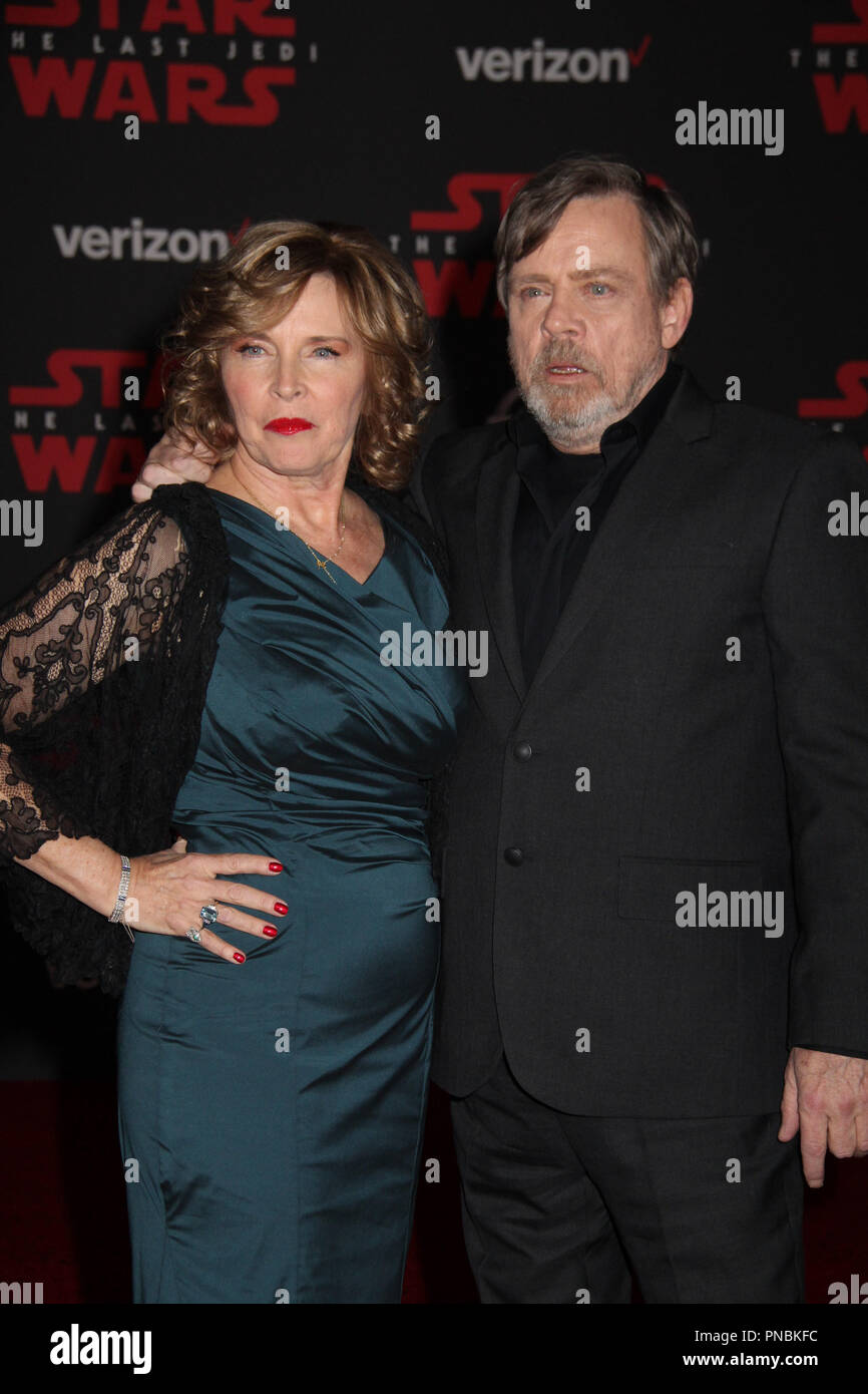 Marilou York, Mark Hamill 12/09/2017 The World Premiere of Lucasfilm's ...