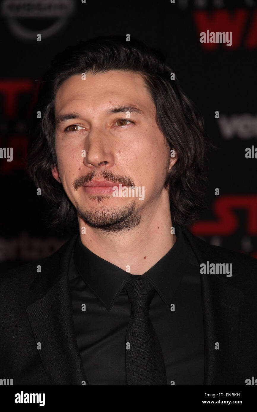 Adam Driver 12/09/2017 The World Premiere of Lucasfilm's "Star Wars ...