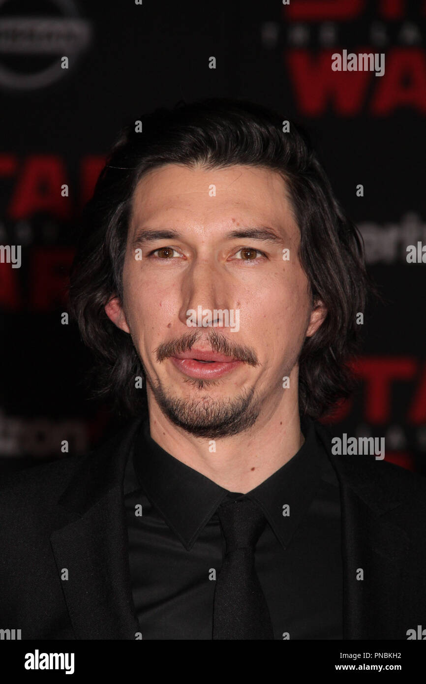 Adam Driver 12/09/2017 The World Premiere of Lucasfilm's "Star Wars ...
