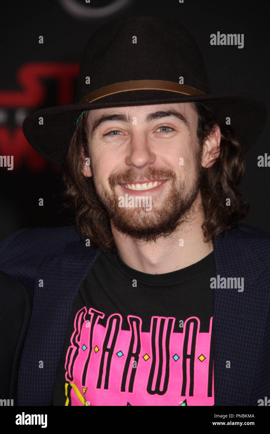 Ryan Blaney 12/09/2017 The World Premiere of Lucasfilm's "Star Wars ...