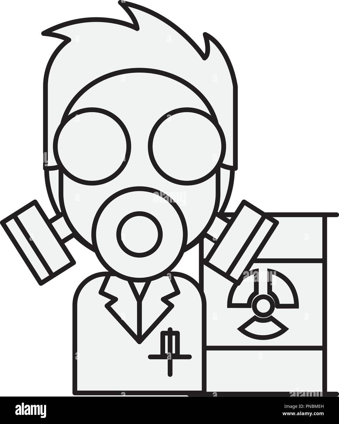 doctor mask protection hazard Stock Vector Image & Art - Alamy