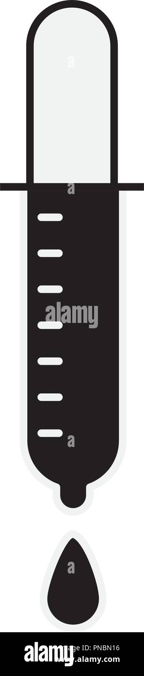 medical dropper laboratory equipment instrument Stock Vector Image ...