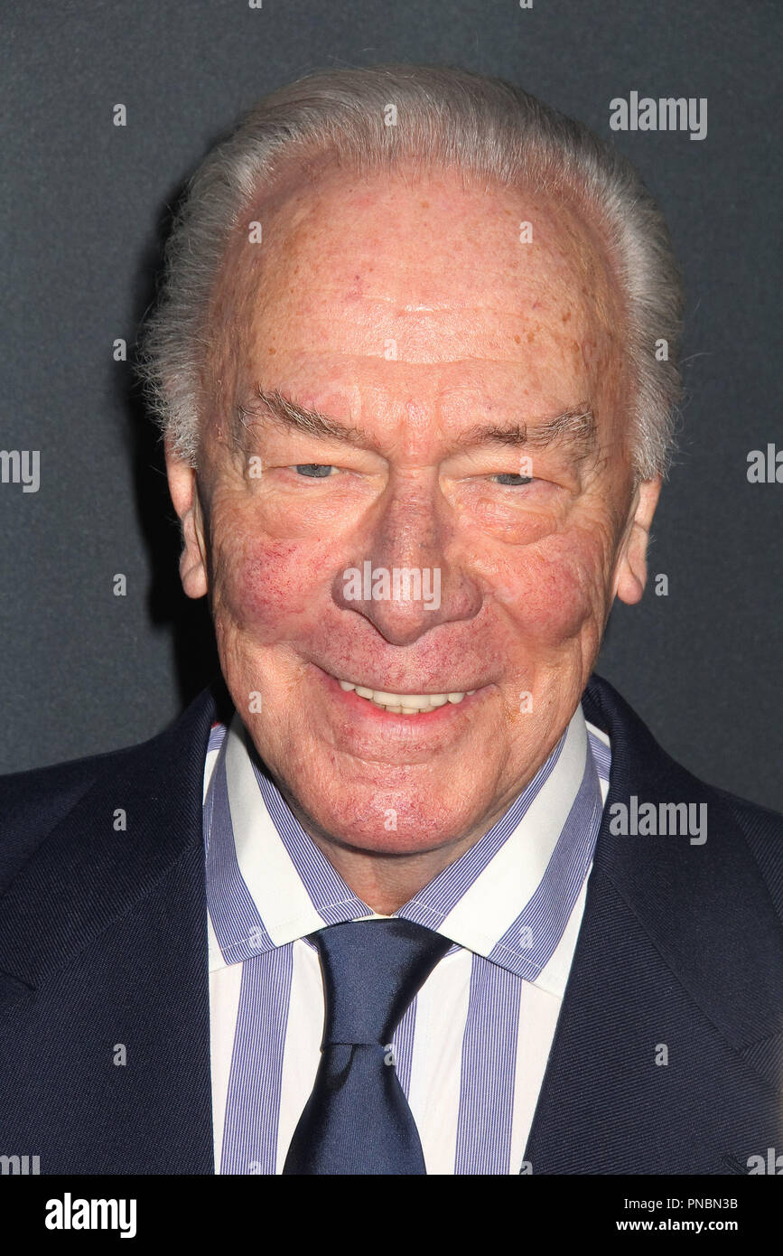 Christopher Plummer 12/18/2017 The World Premiere of "All The Money in ...