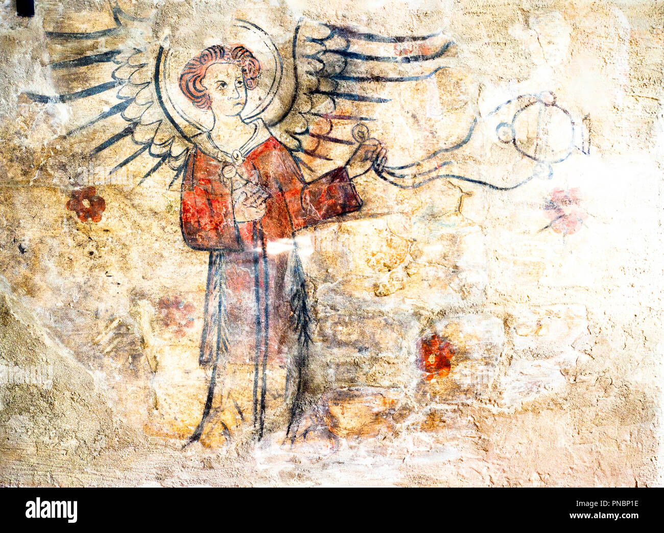 Fresco angel hi-res stock photography and images - Alamy
