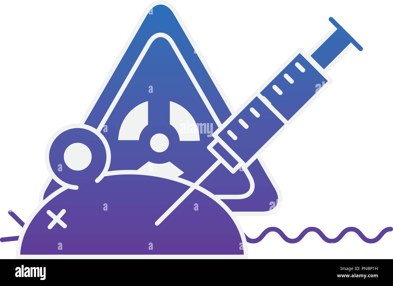 experiment rat laboratory syringe hazard danger Stock Vector Image ...