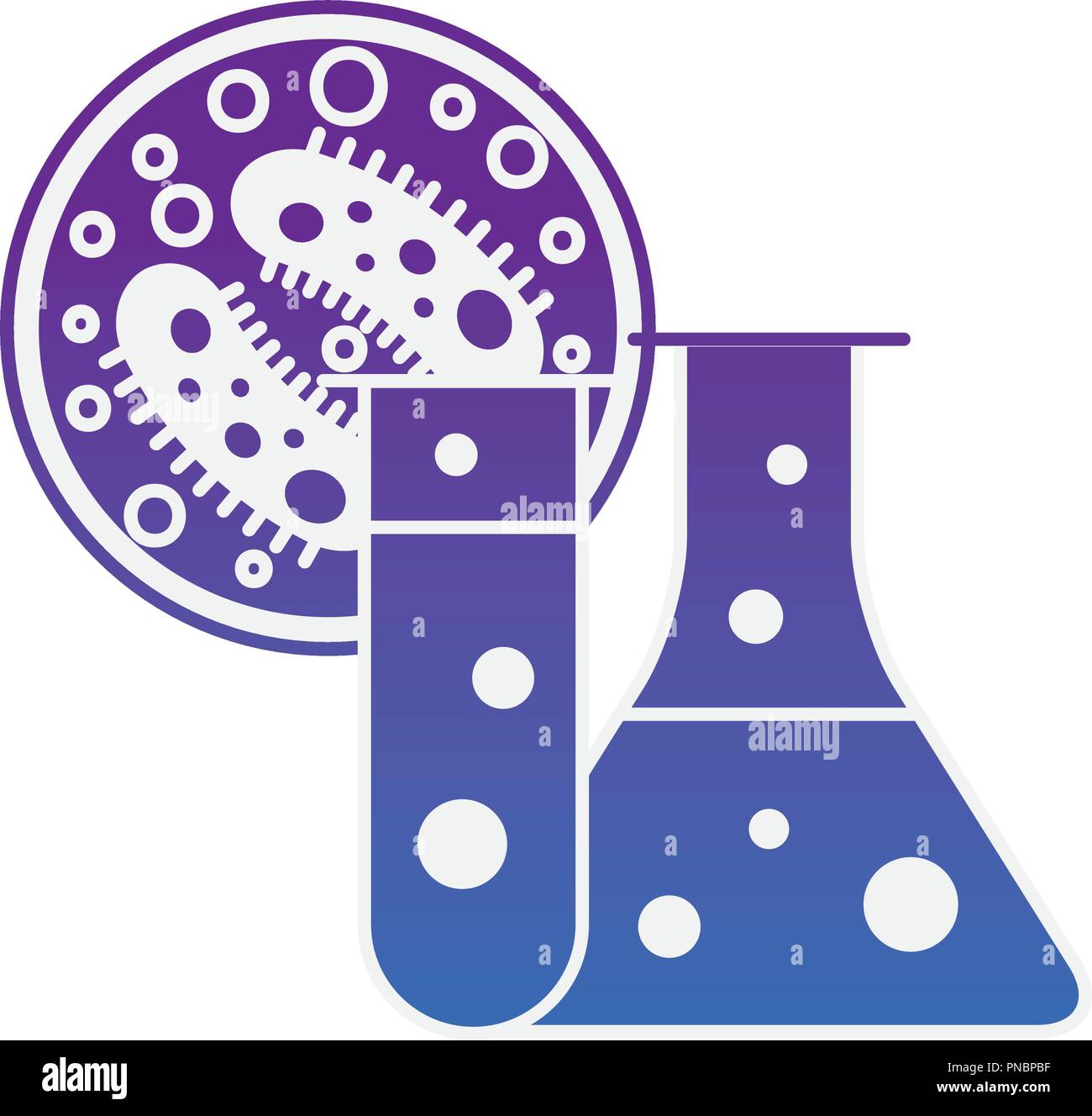 biology bacteria test tube search Stock Vector Image & Art - Alamy