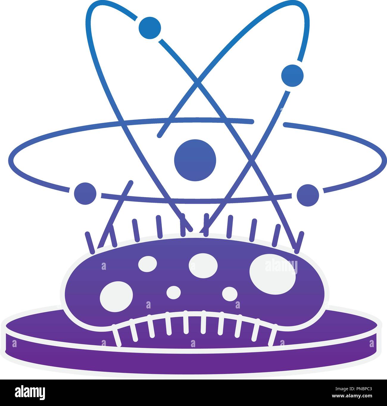 biology science virus molecule microbiology Stock Vector Image & Art ...