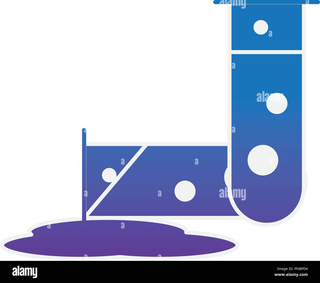 Lab test tubes reagents Stock Vector Images - Alamy
