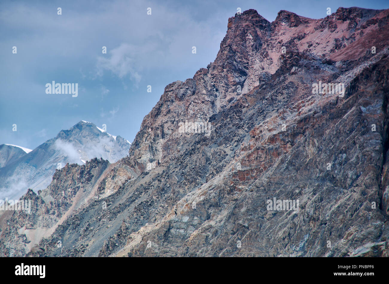 Barskoon Gorge, Beautiful view of the mountains, Kyrgyzstan, Central ...
