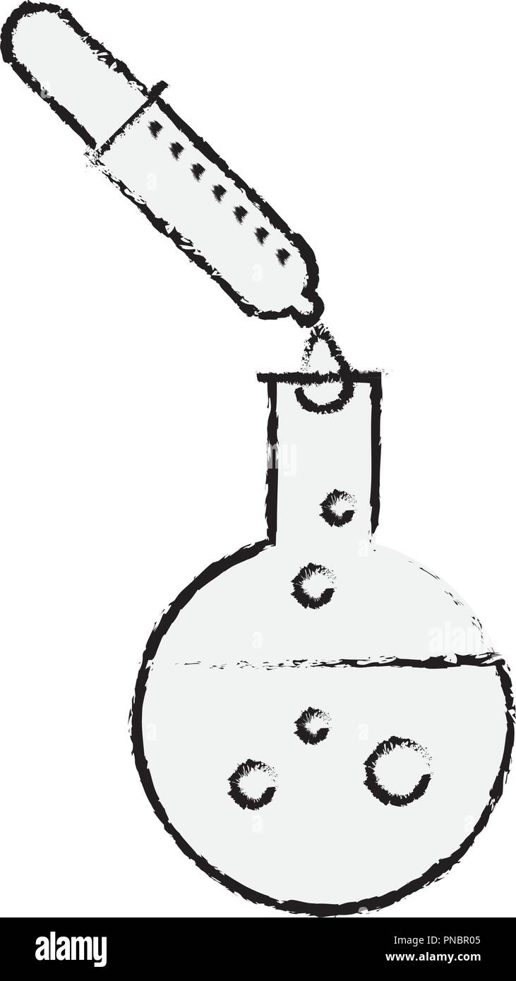 chemical test tube dropper reagent laboratory Stock Vector Image & Art ...