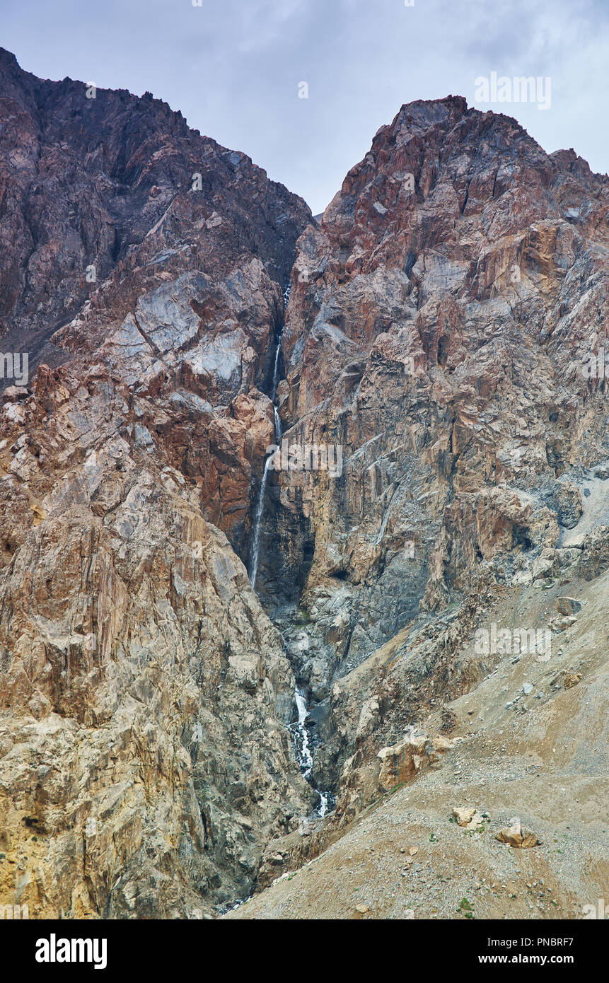 Barskoon Gorge, Beautiful view of the mountains, Kyrgyzstan, Central ...