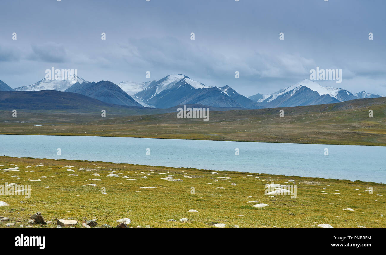Barskoon Gorge, Barskoon valley in Kyrgyzstan, high Tyan Shan mountains ...