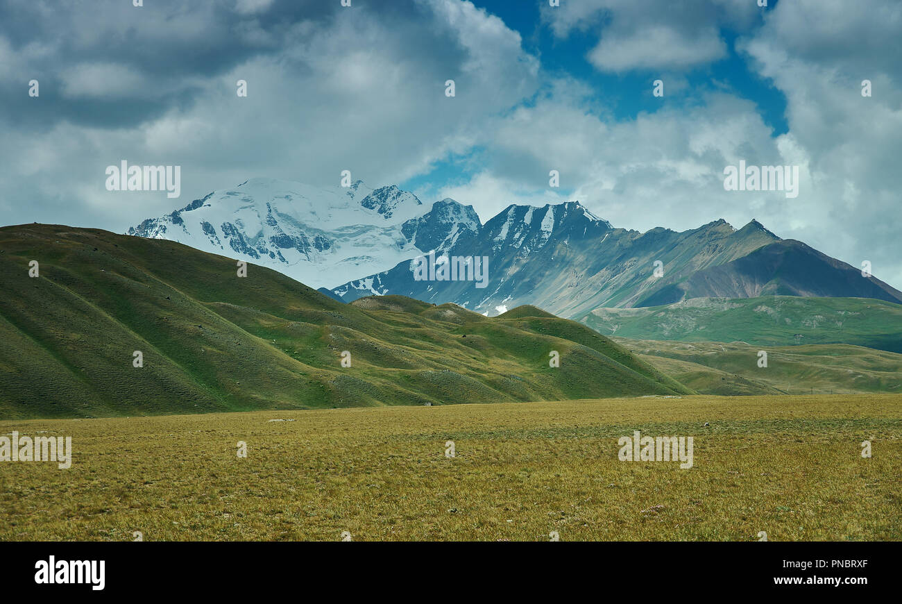 Alay Valley of Osh Region, Kyrgyzstan, Pamir mountains in Kyrgyzstan ...