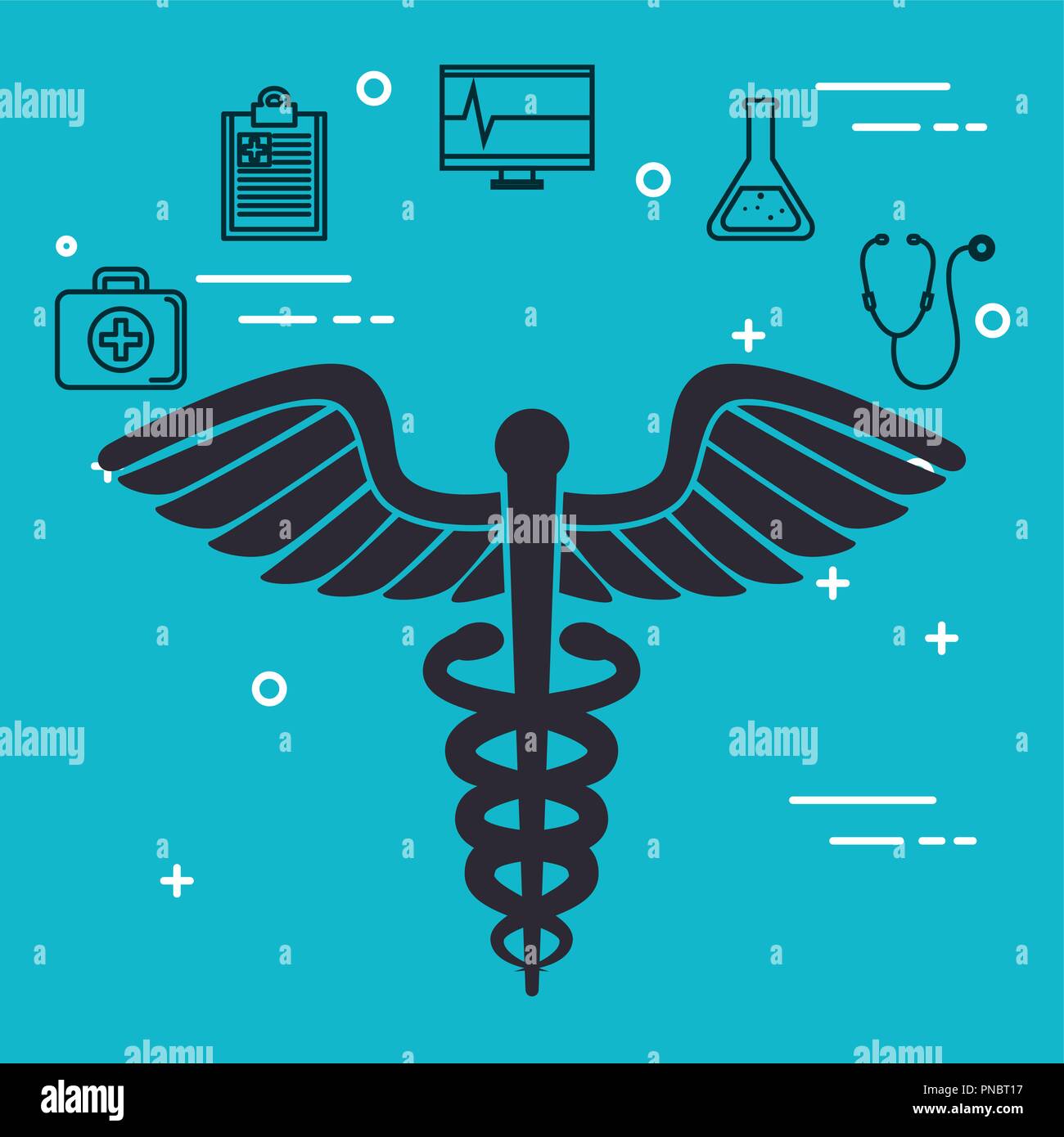 pharmacy symbol with medical healthcare icons Stock Vector Image & Art ...
