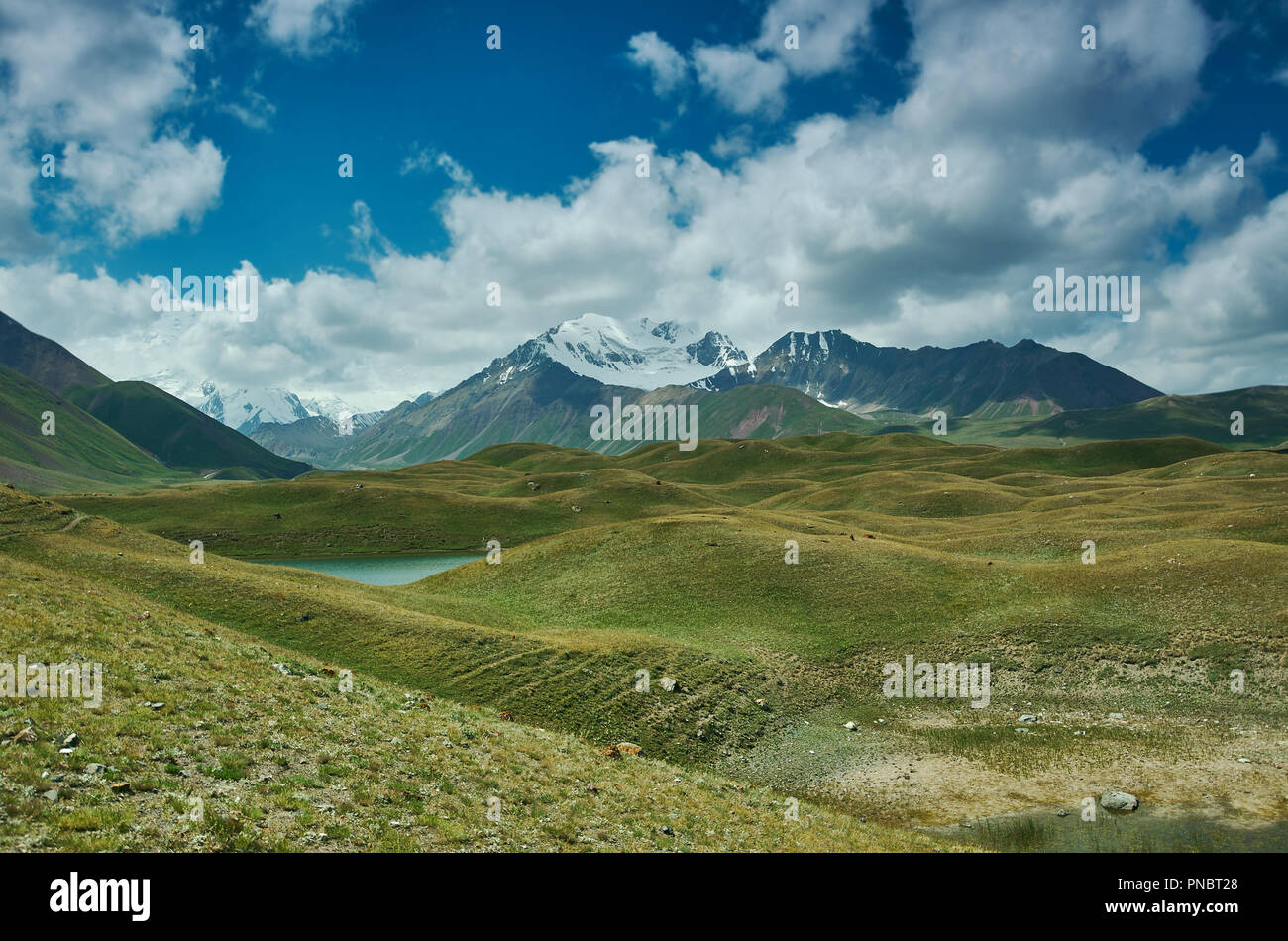 Alay Valley of Osh Region, Kyrgyzstan, Pamir mountains in Kyrgyzstan ...