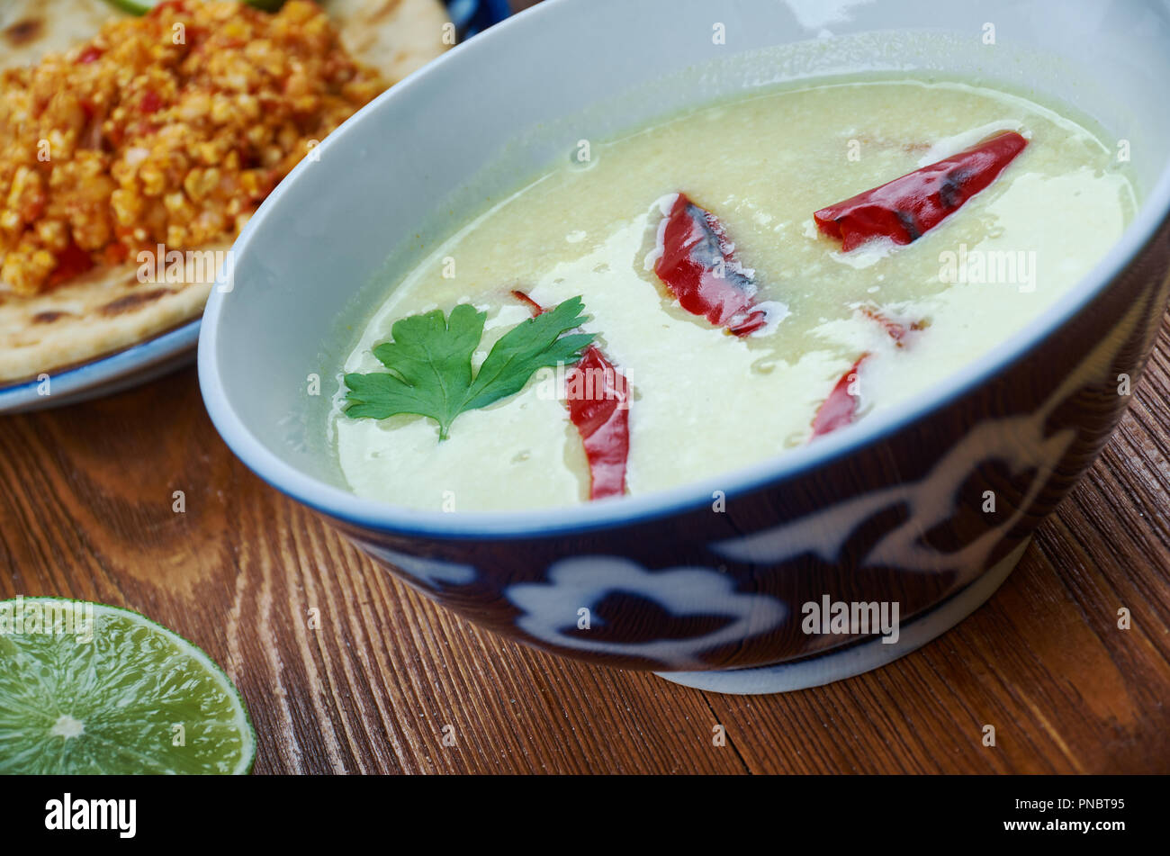 Pulissery - Food set dish from Southern India, Moru curry with coconut ...